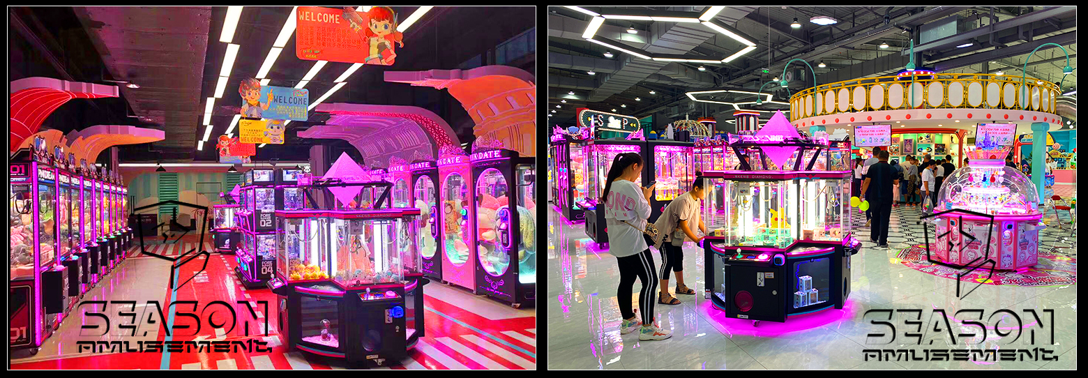 NEW Skewb Diamond Claw Machine 4 Players - Season Amusement