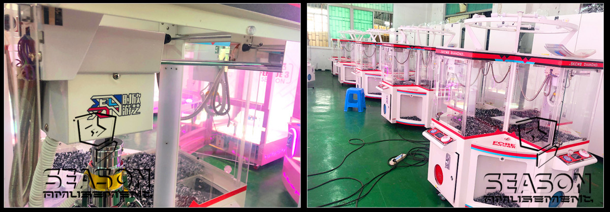 NEW Skewb Diamond Claw Machine 4 Players - Season Amusement